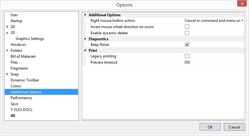 System Fundamentals. Customization > Customizing System > “Additional Options” Tab